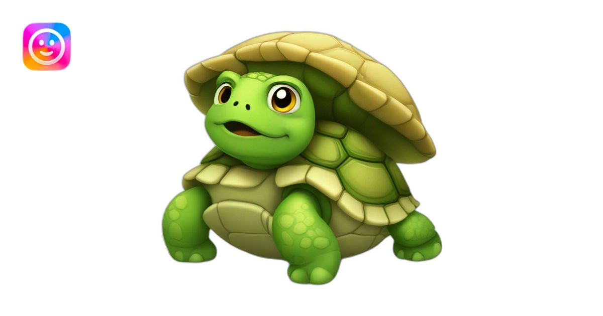 Turtle sad emoji | AI Emoji Generator