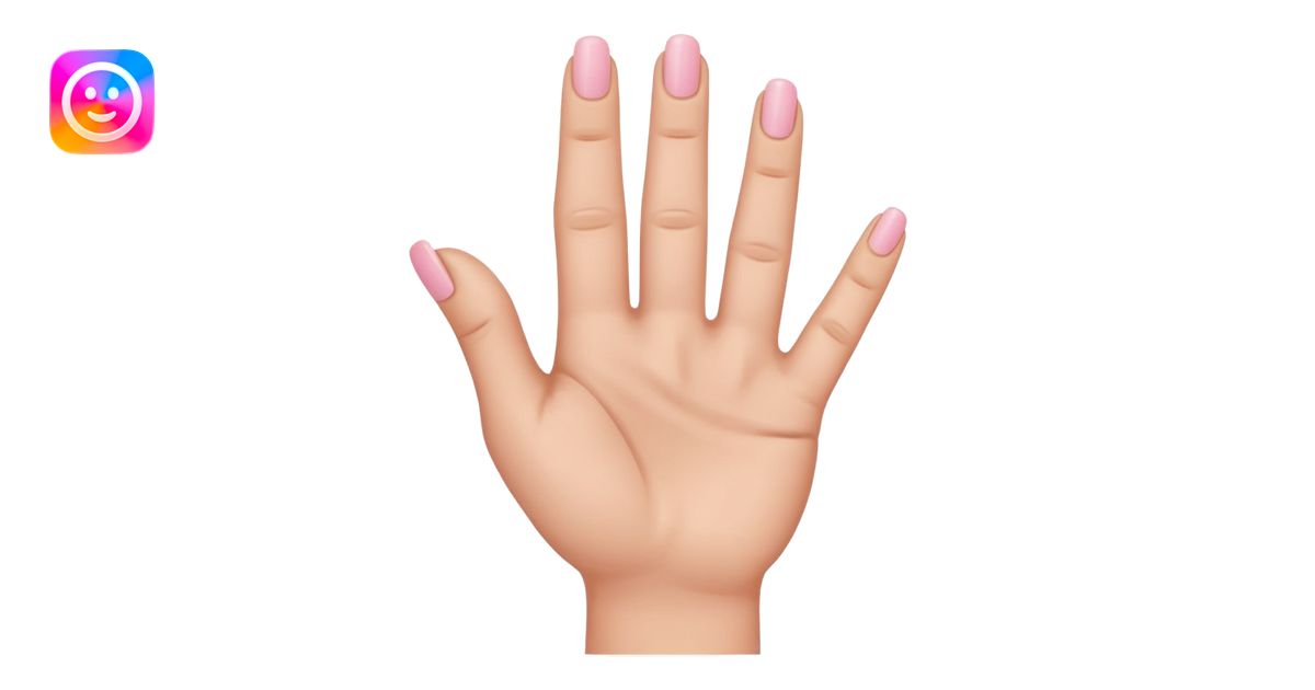 Stick only the pinky finger up, the rest of the fingers down emoji | AI ...