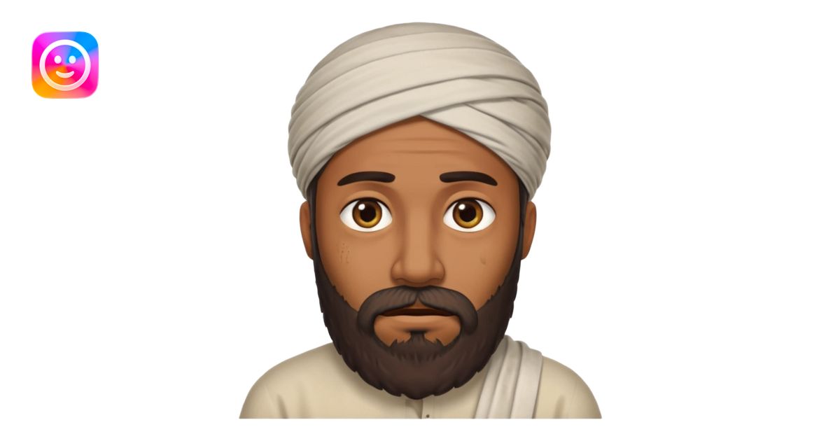 Constipated Arab man with beard that really needs to poop emoji | AI ...