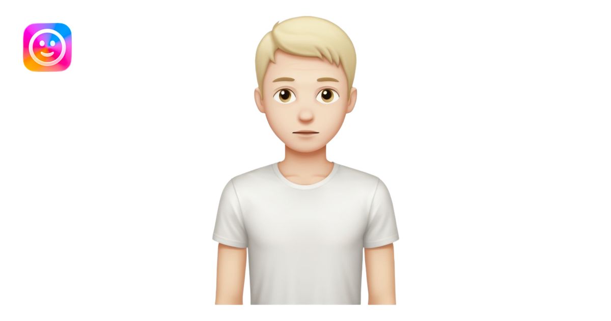 A skinny guy emoji | AI Emoji Generator