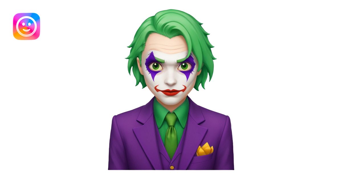 the joker emoji | AI Emoji Generator