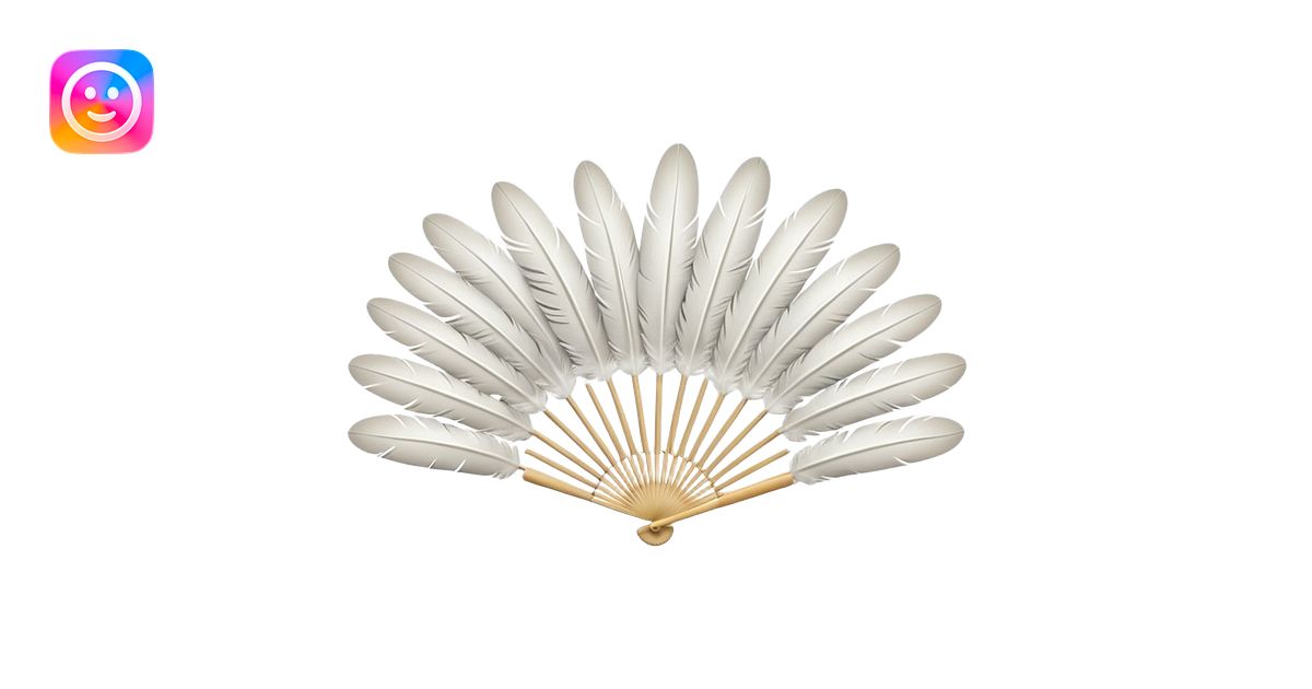 A dovetail consisting of white feathers that spread out in a fan shape ...