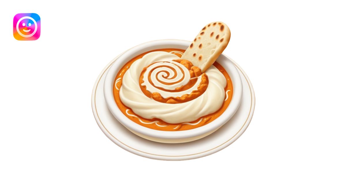butter chicken and naan bread emoji | AI Emoji Generator