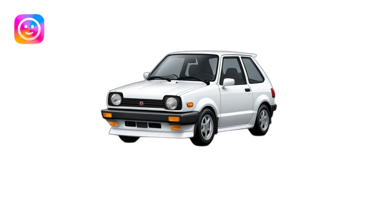 Toyota starlet gr turbo emoji | AI Emoji Generator