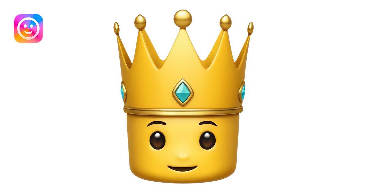 create a crown cartoony without details or anything make it tiny as a ...