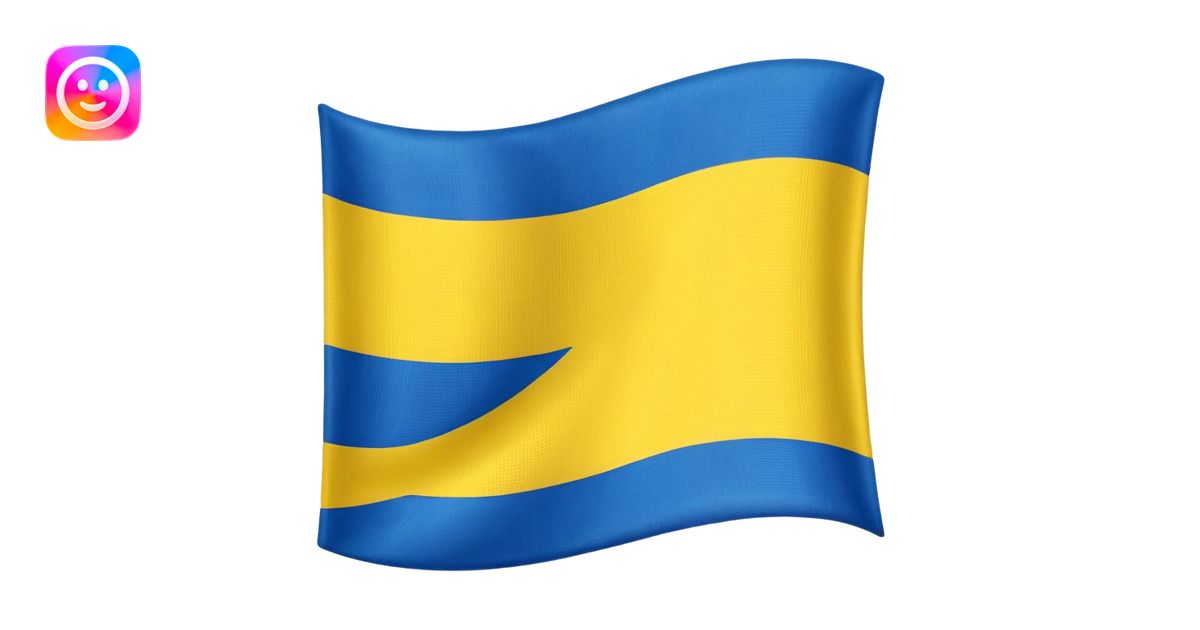 Flag of Ukraine emoji | AI Emoji Generator