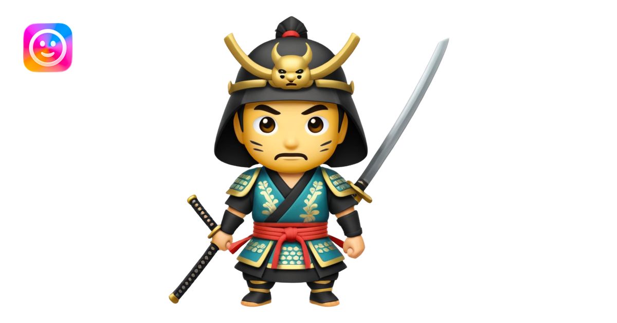 samurai emoji | AI Emoji Generator