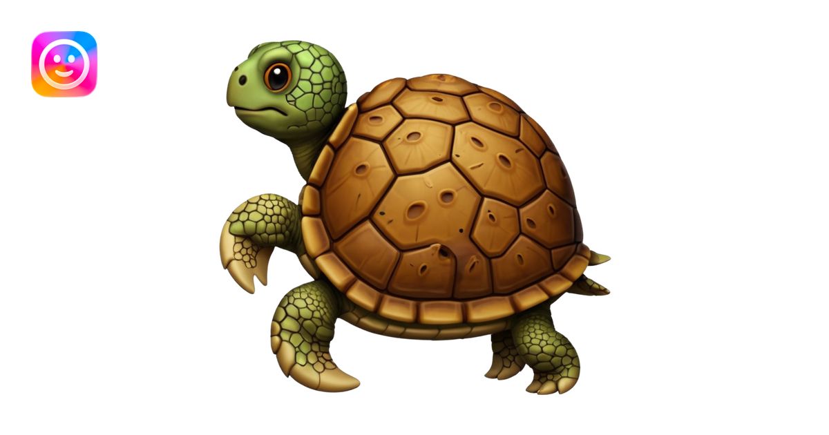 Turtle made of disgusting shit emoji | AI Emoji Generator