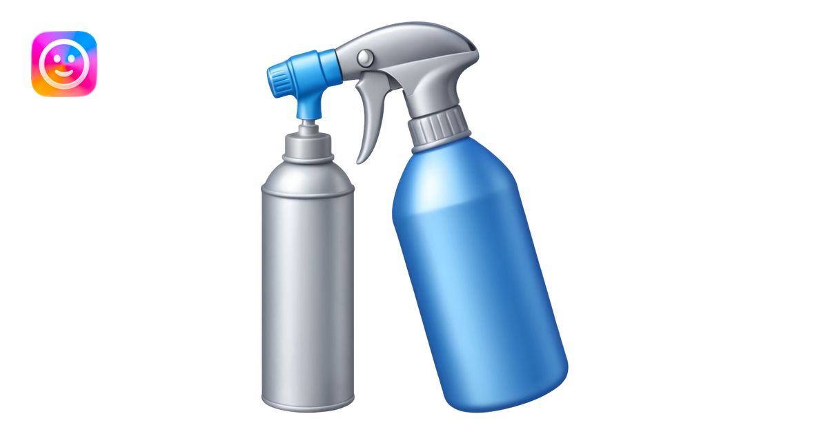 spray bottle, hair spray can emoji | AI Emoji Generator