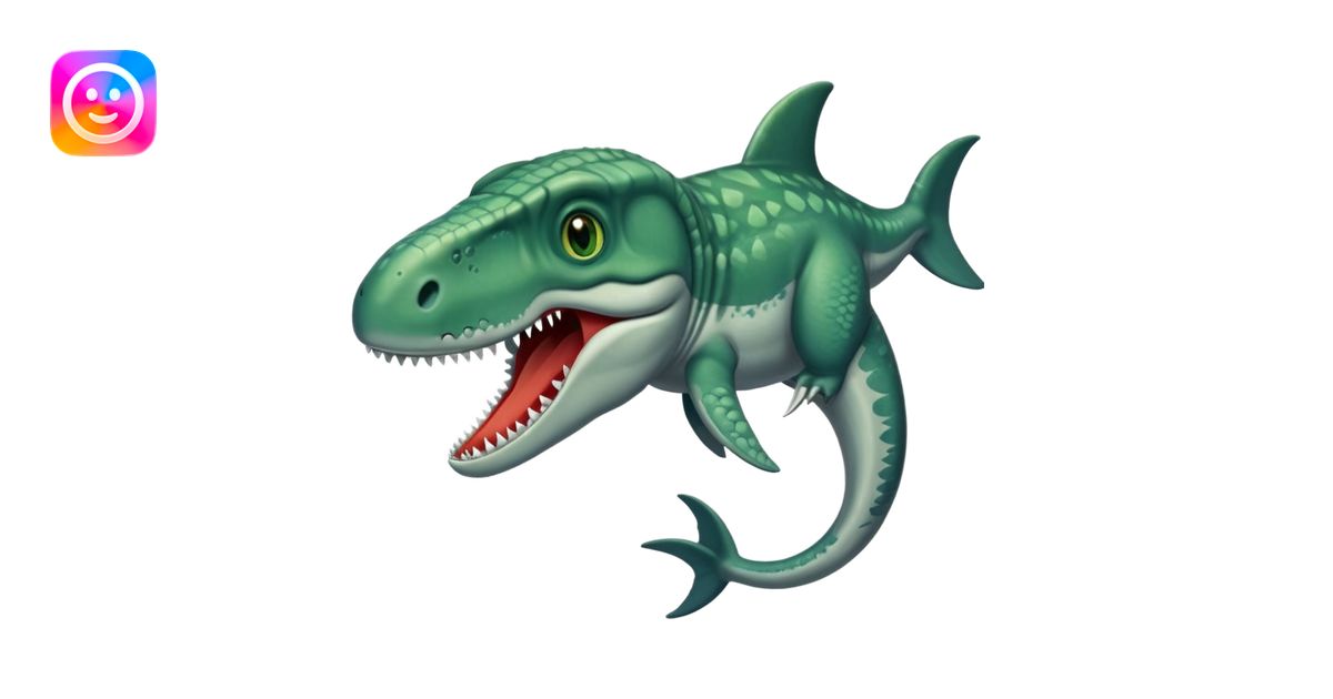 mosasaurus emoji | AI Emoji Generator