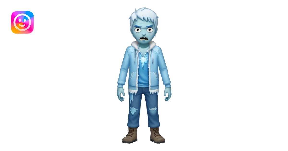 ice zombie full body emoji | AI Emoji Generator
