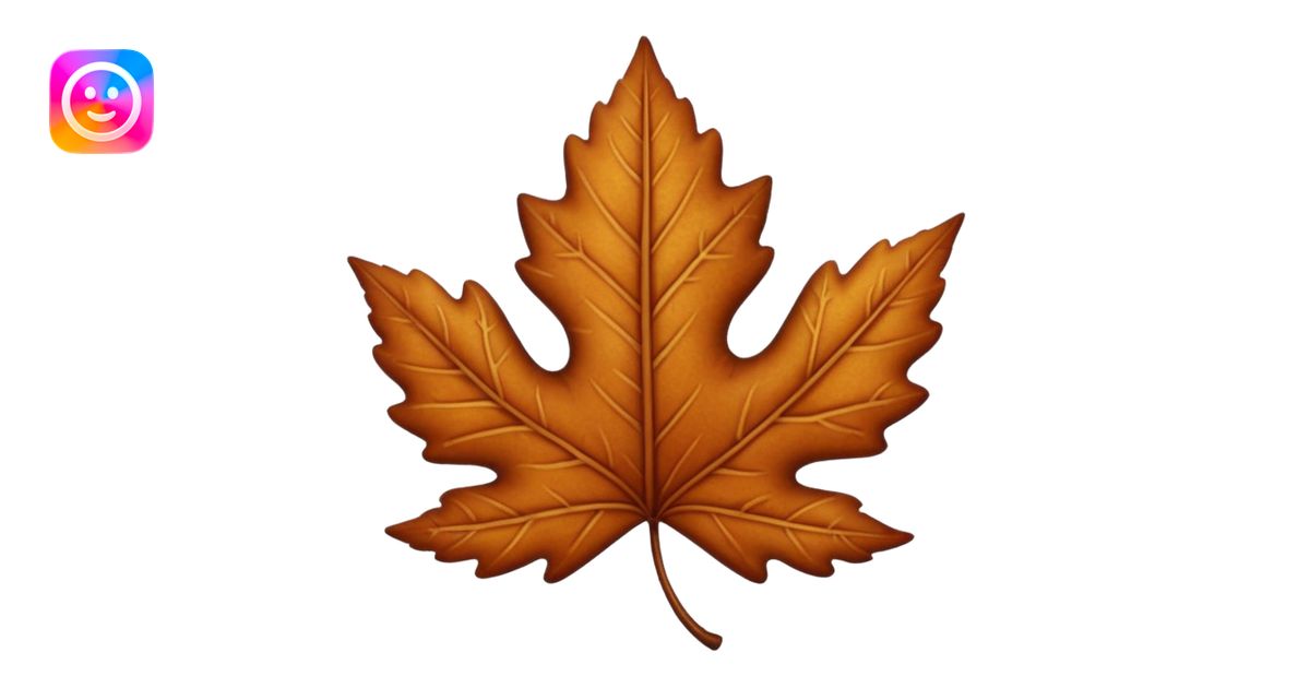 autumn leaf emoji | AI Emoji Generator