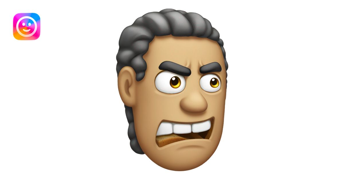 Angry sandwhich emoji | AI Emoji Generator