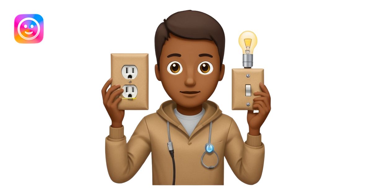 guy with a paper bag with eye holes on his head holding a light switch ...