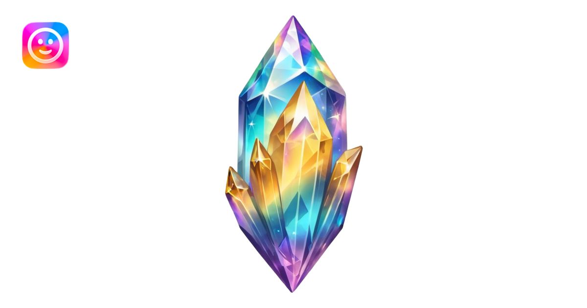 golden nebula crystal shard emoji | AI Emoji Generator