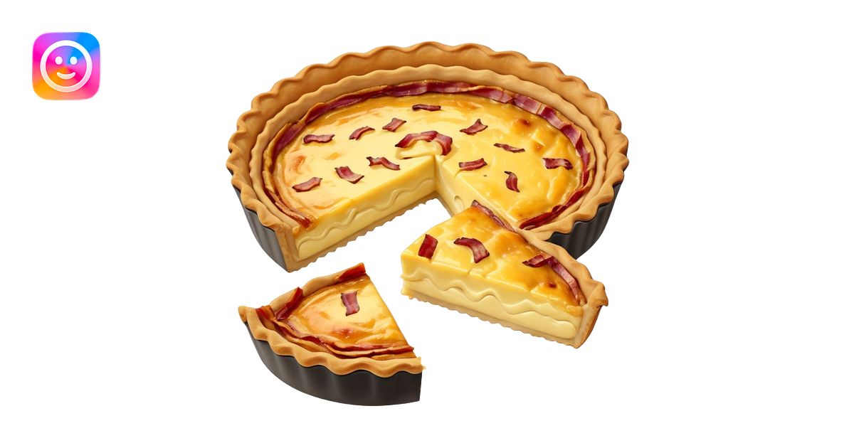 Quiche Lorraine emoji | AI Emoji Generator