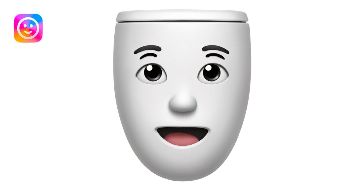 Make a toilet with a face coming out emoji | AI Emoji Generator