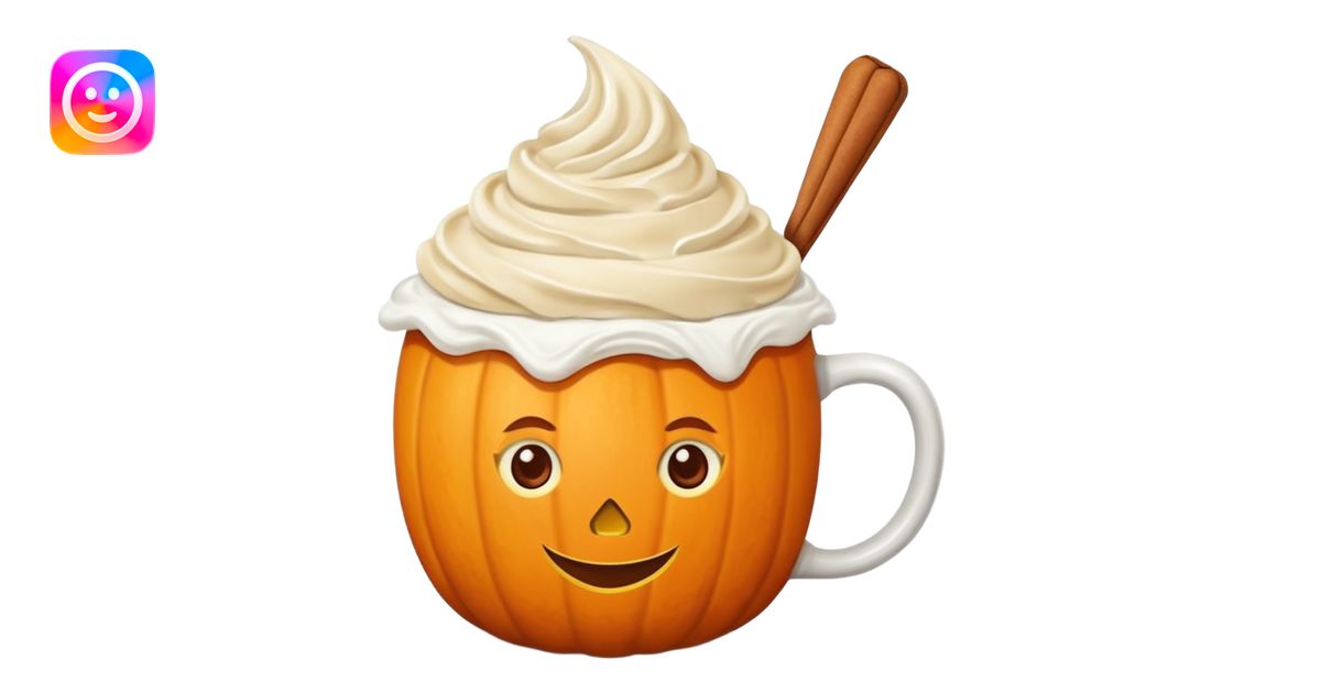Pumpkin spice latte emoji | AI Emoji Generator