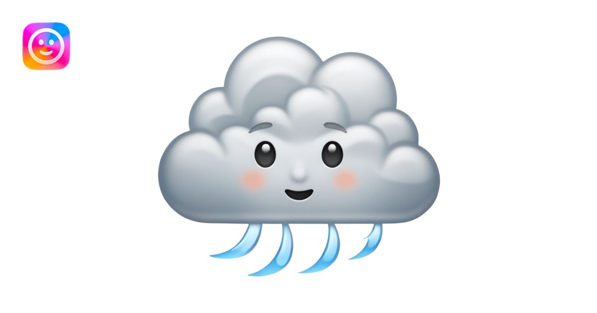 cloud blowing wind emoji | AI Emoji Generator