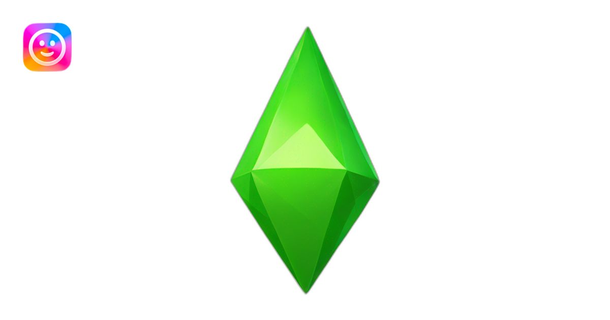 sims plumbob emoji | AI Emoji Generator