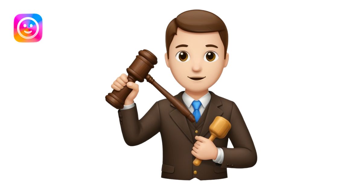 property auction, auctioneer emoji | AI Emoji Generator
