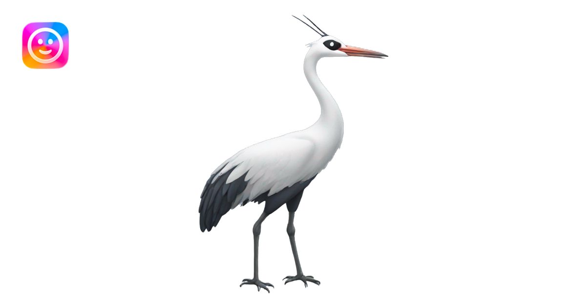 Crane emoji | AI Emoji Generator