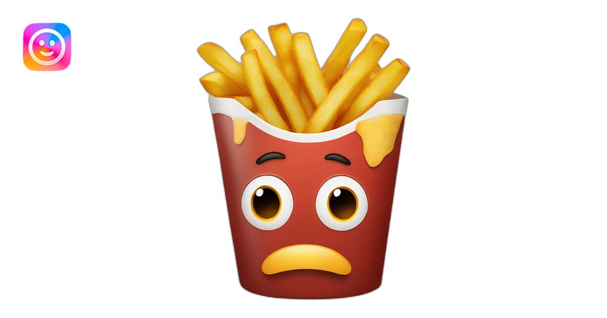 Fries with cola emoji | AI Emoji Generator