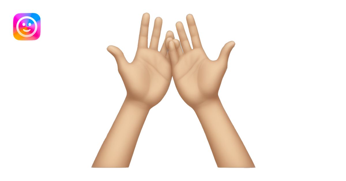 two hands wth powers emoji | AI Emoji Generator