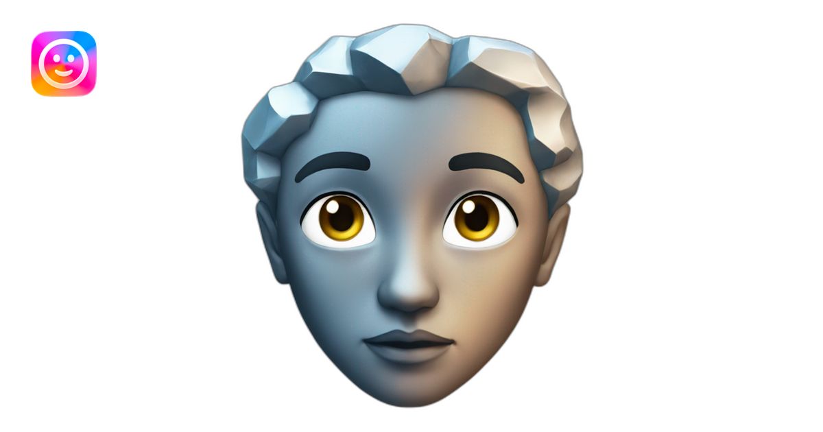 Diamond bust emoji | AI Emoji Generator