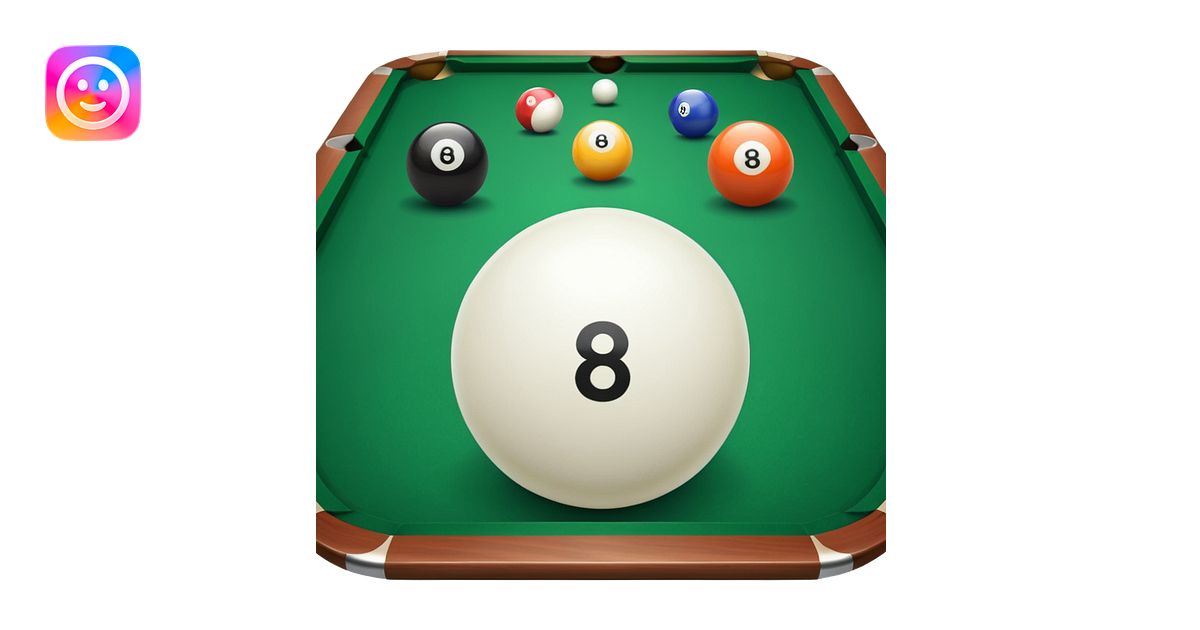billiard, pool emoji | AI Emoji Generator