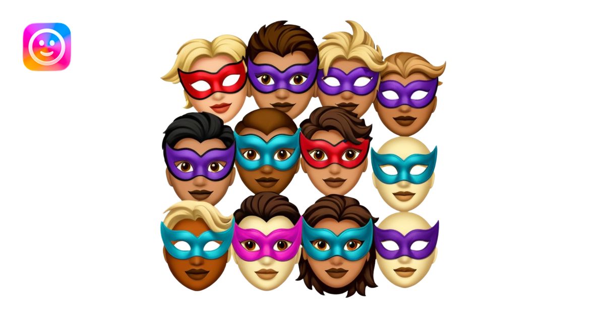 Masquerade Characters emoji | AI Emoji Generator