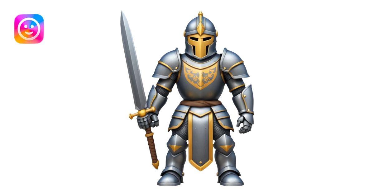 Mega knight from clash Royale emoji | AI Emoji Generator