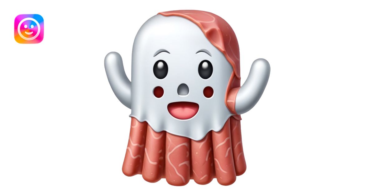 SPAM MEAT ghost EMOJI emoji | AI Emoji Generator