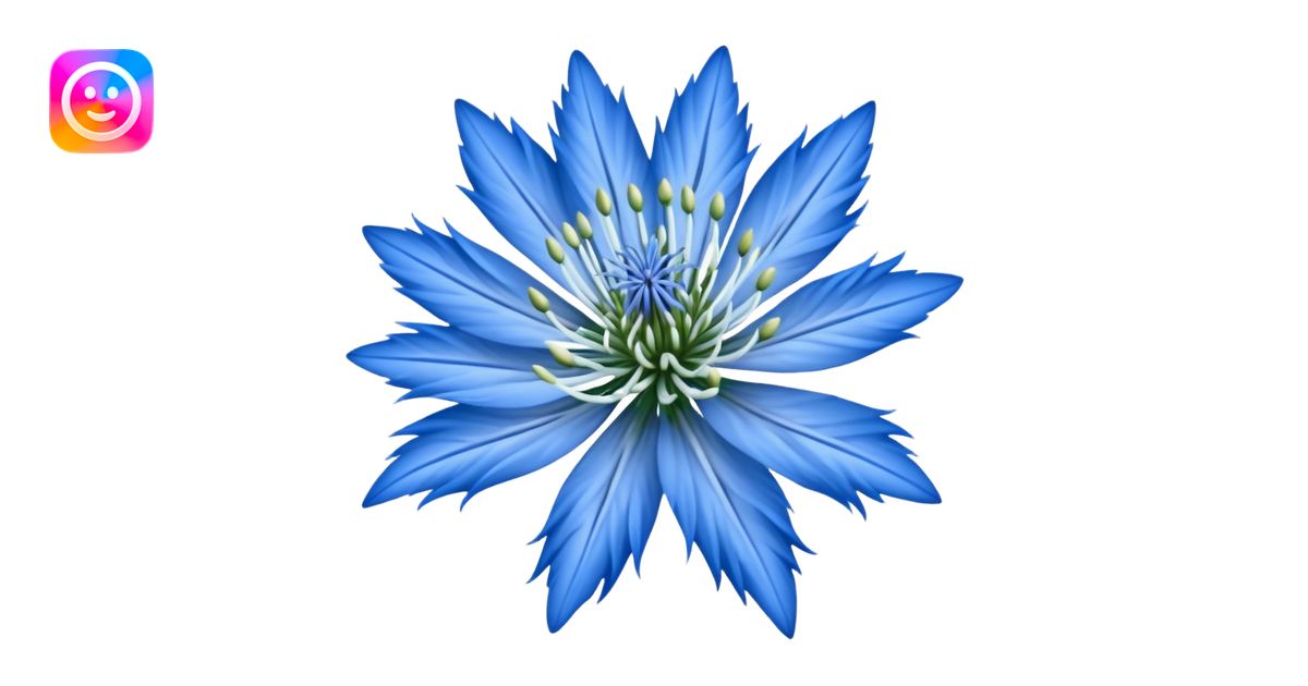 love in a mist emoji | AI Emoji Generator
