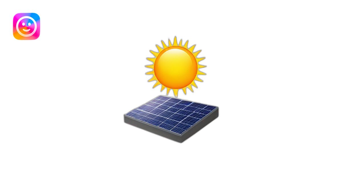 solar cell emoji | AI Emoji Generator