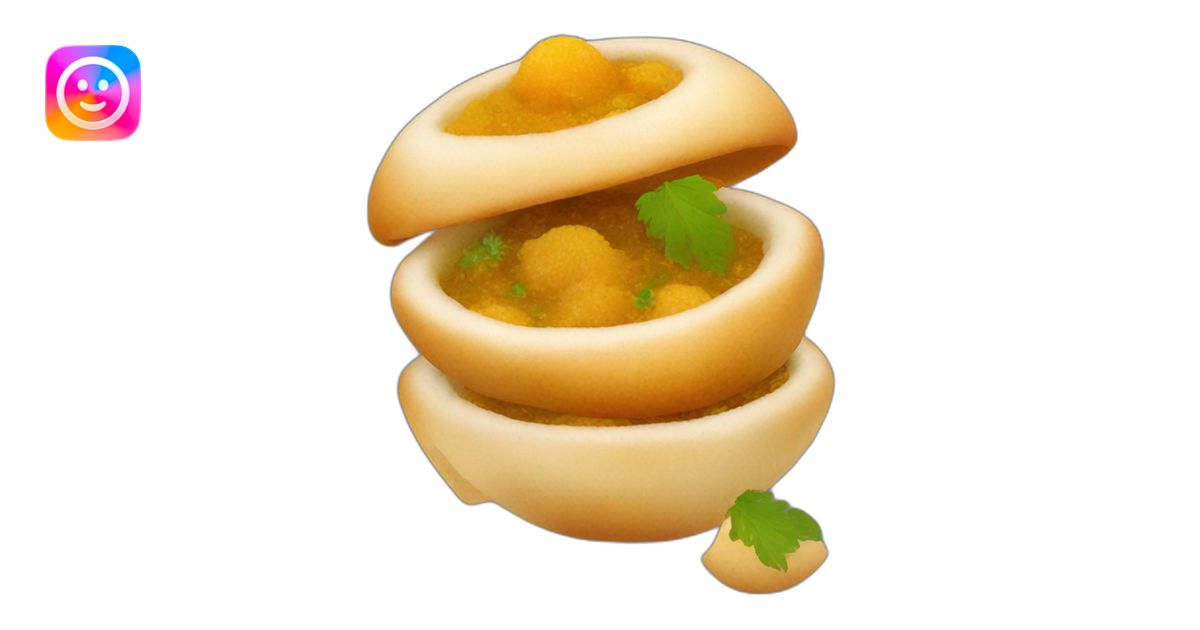 pani puri indian dish emoji | AI Emoji Generator