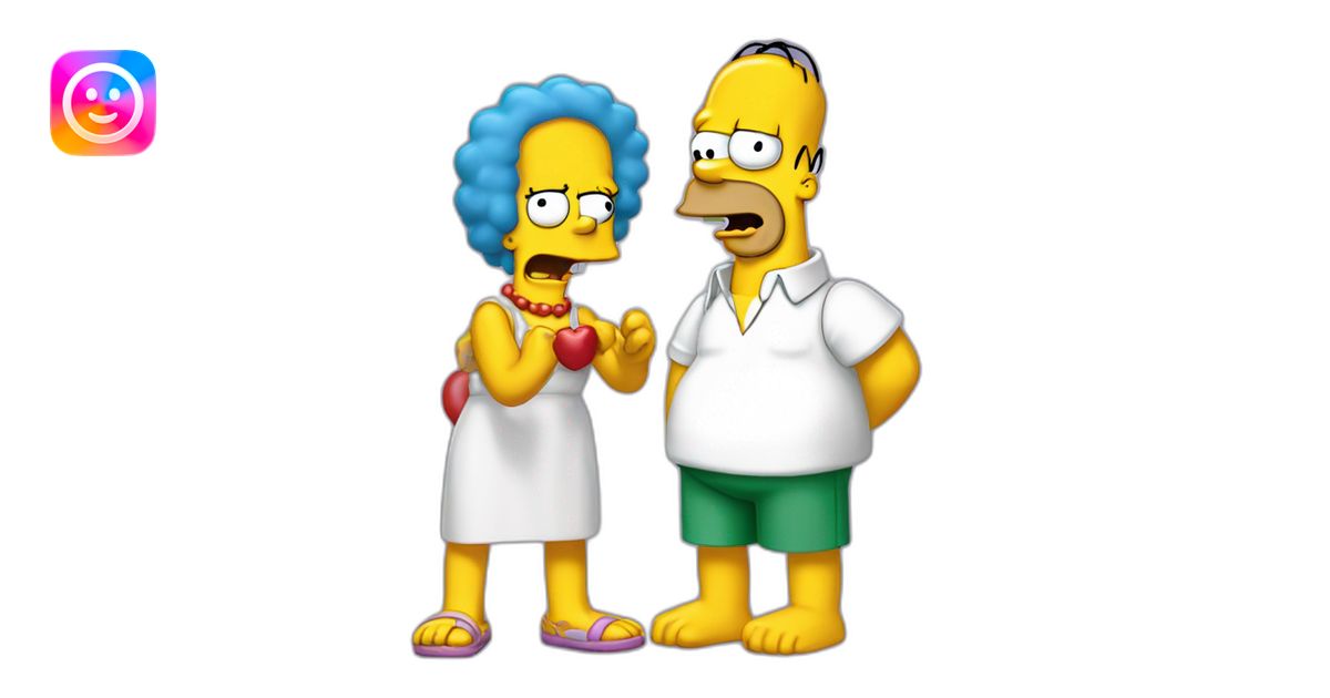 homero simpsons peleando emoji | AI Emoji Generator