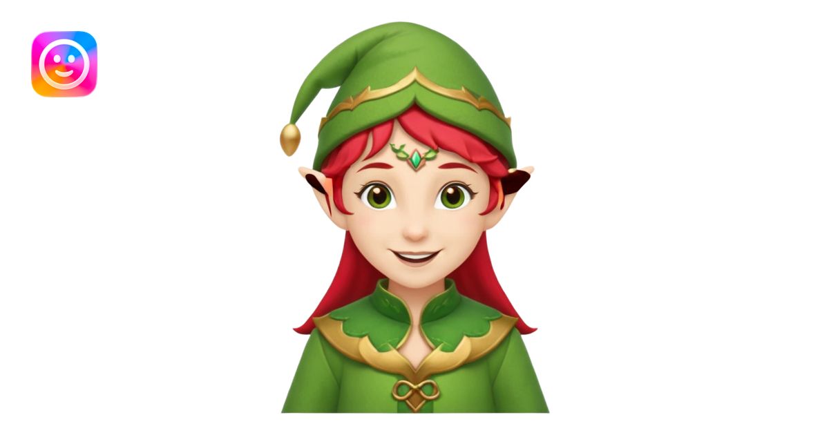 christmas elf emoji | AI Emoji Generator