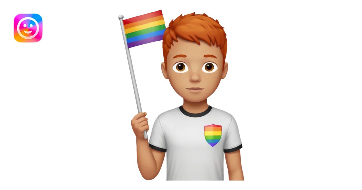 A gay, ginger, young, freckled, boy with a shirt with the name JUDE on ...
