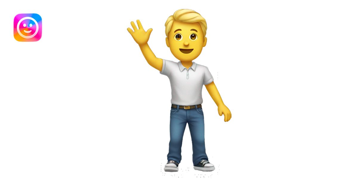 WAVING emoji | AI Emoji Generator