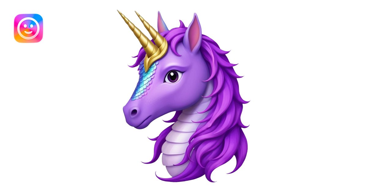 princess dragon unicorn hybrid emoji | AI Emoji Generator