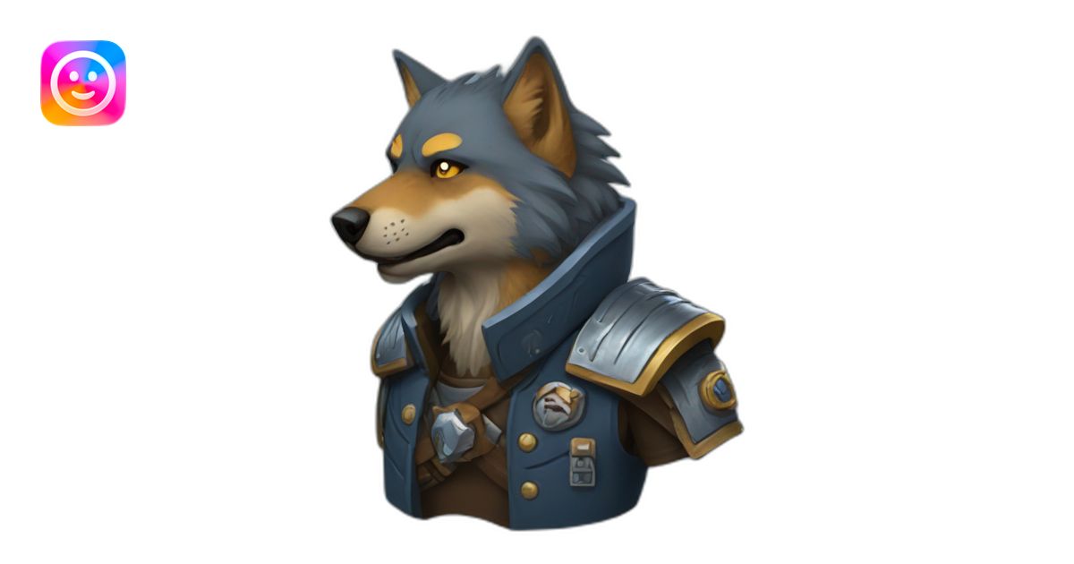 Space wolves emoji | AI Emoji Generator