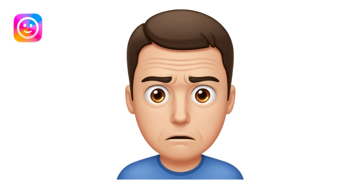 nervous man emoji | AI Emoji Generator