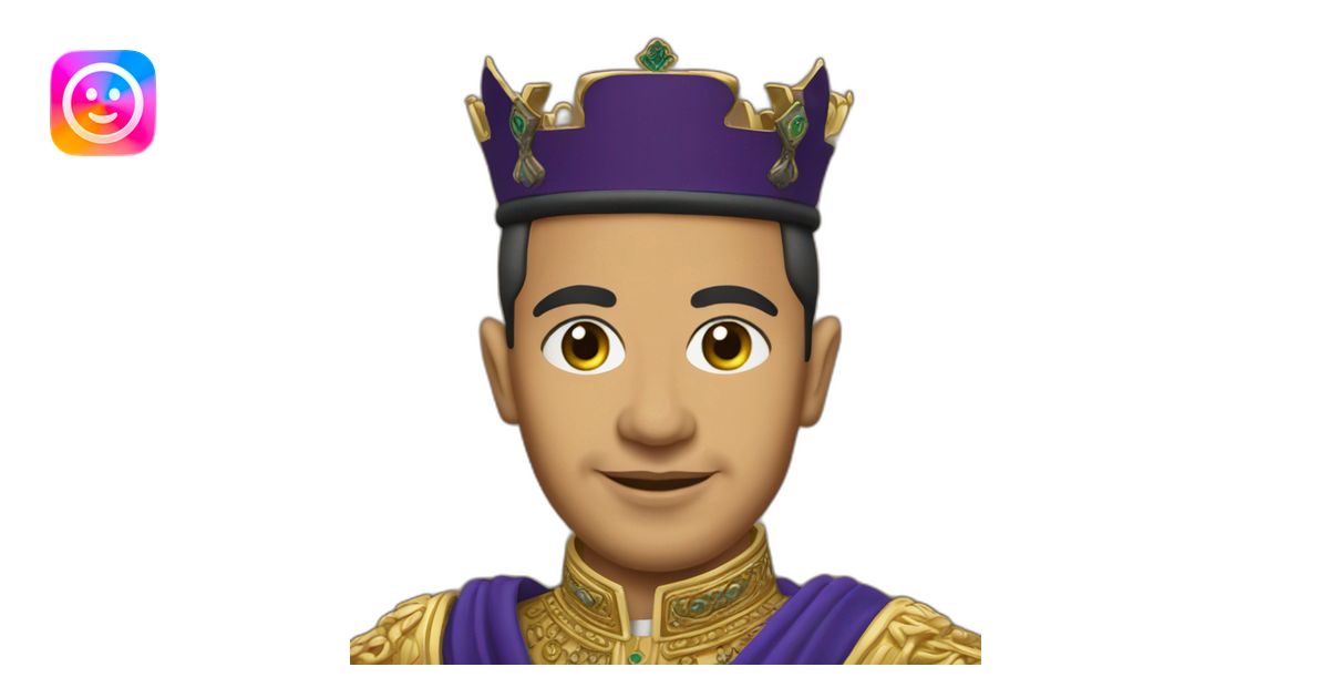 King of Morocco Mohamed VI emoji | AI Emoji Generator