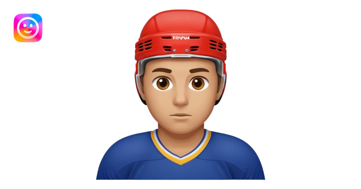 Hockey Player emoji | AI Emoji Generator