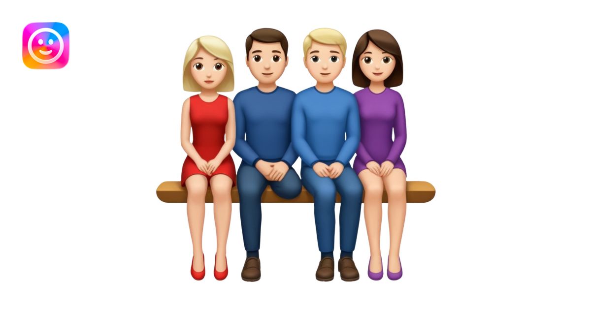 Two woman’s legs seen from the side and a man’s head between the two ...