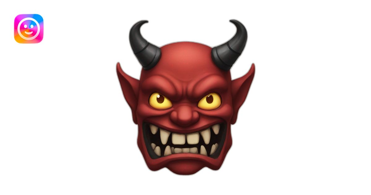 demon emoji | AI Emoji Generator
