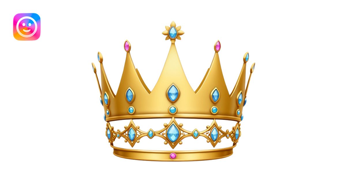delicate princess crown emoji | AI Emoji Generator