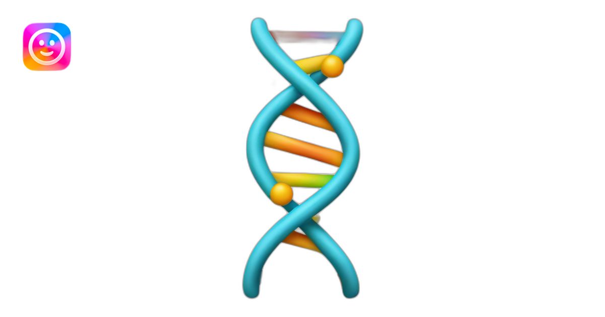 DNA genetic mutation emoji | AI Emoji Generator