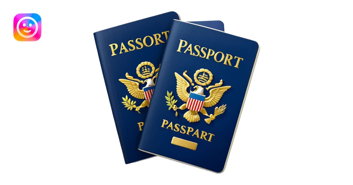 3 passports emoji | AI Emoji Generator